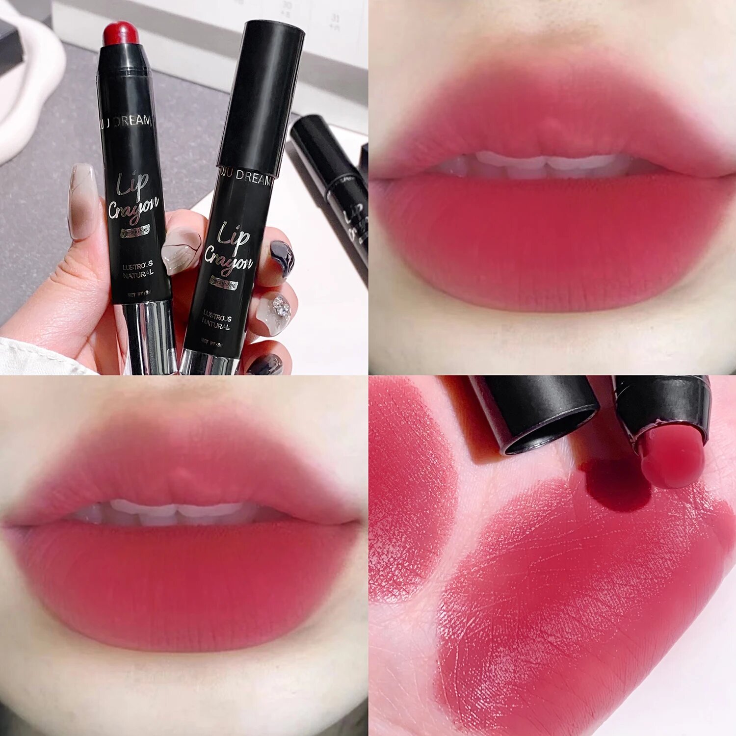 Белая матовая помада-ручка Velvet Matte Lipstick Pen 04
