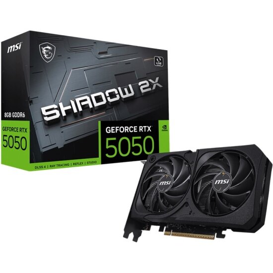 Видеокарта Msi GeForce RTX 5050 8G SHADOW 2X