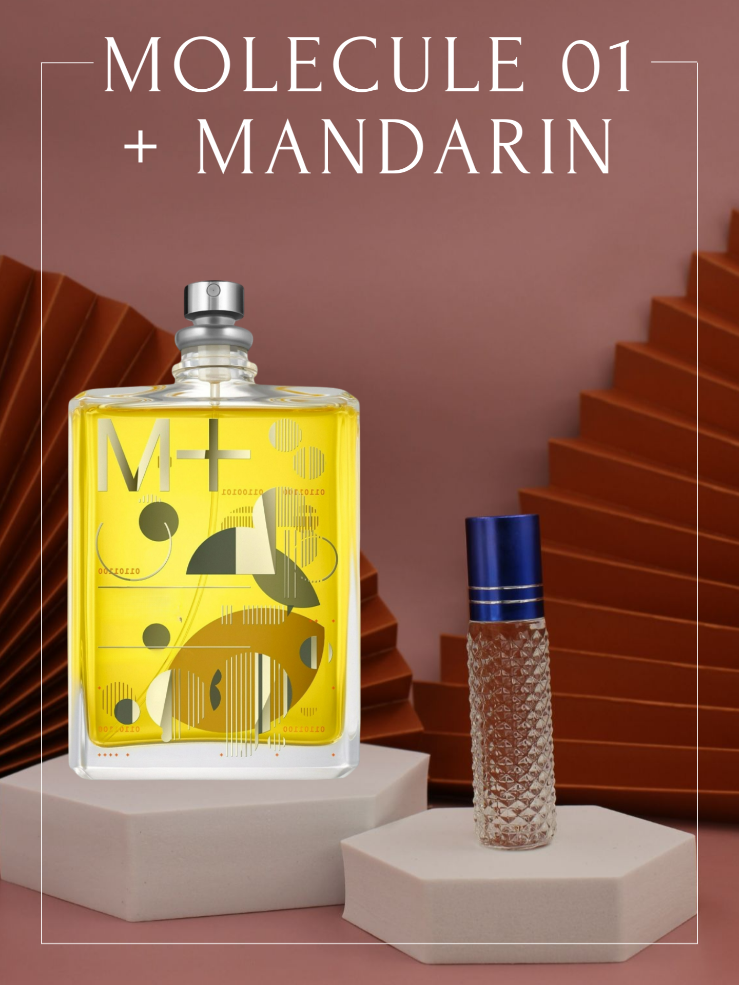 Духи масляные Molecule 01 + Mandarine; Timeless Perfume; Молекула 01 + Мандарин роликовый флакон 8 мл