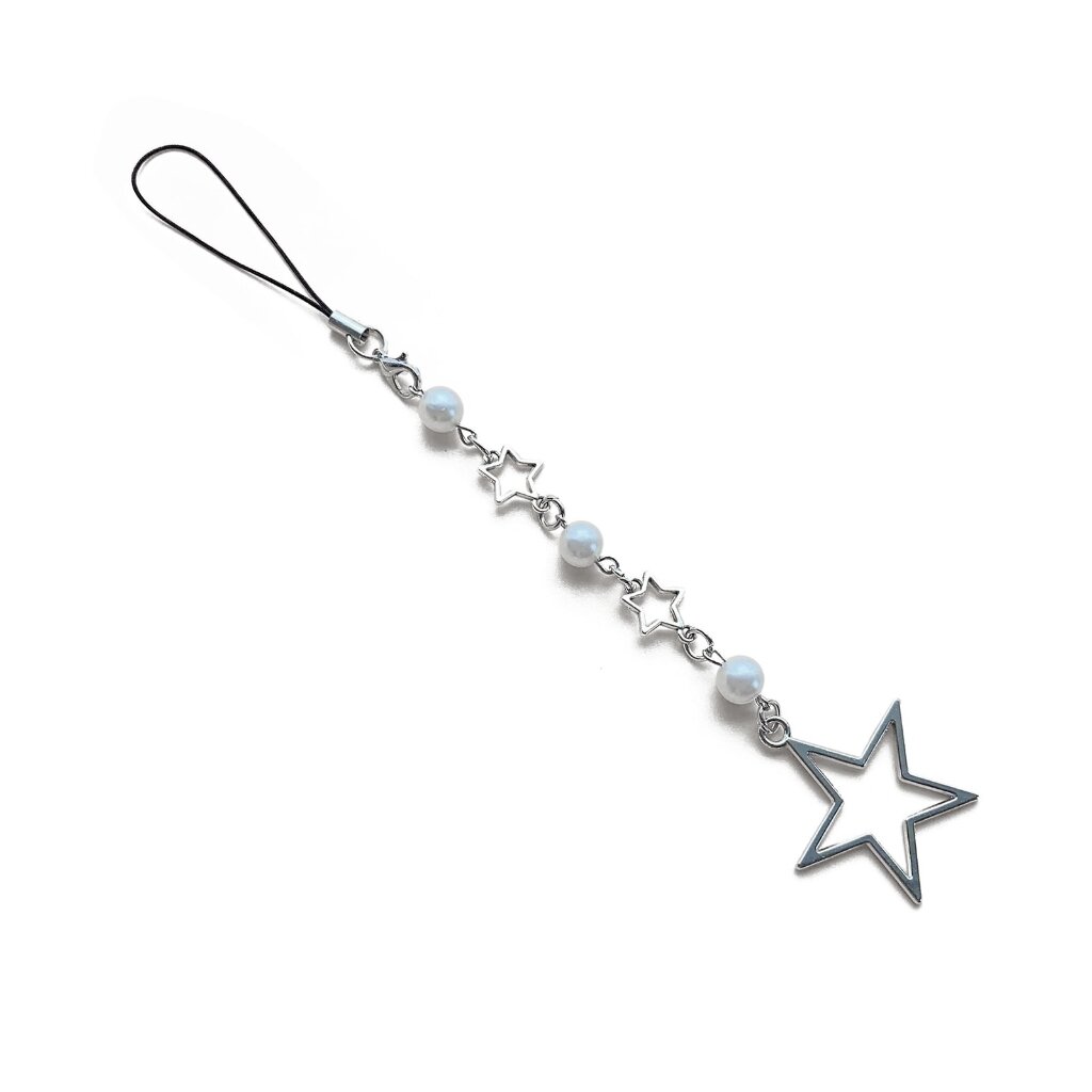 Y2K звезда пентаграмма крест подвески ремни телефон Шарм ремень кошелек аксессуары