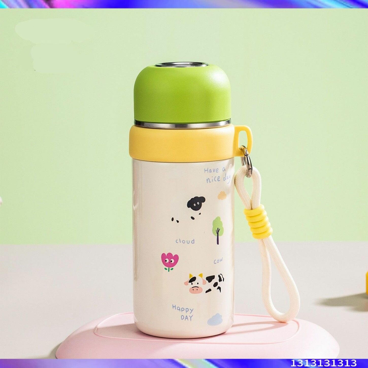 Эксклюзивная термоколба 316 на 350 мл с вакуумными стяжками