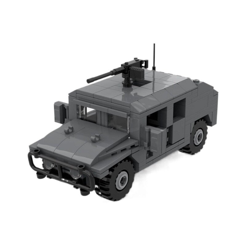 MOC-149706 Модель бронеавтомобиля Hummer M1025 совместима с собранными LEGO обучающими игрушками из мелких частиц.