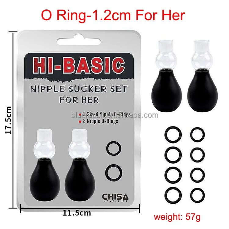 Присоска для сосков Hi-Basic, 8 колец 1.2см, For Her