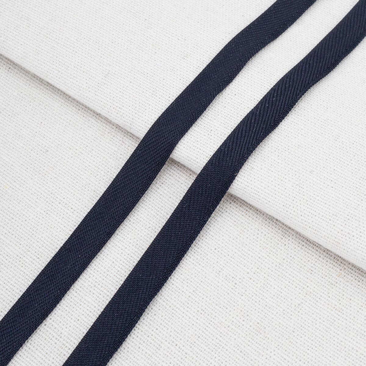 Лента для вешалок, размер 8 мм х 25 м, рисунок 7634, цвет темно-синий