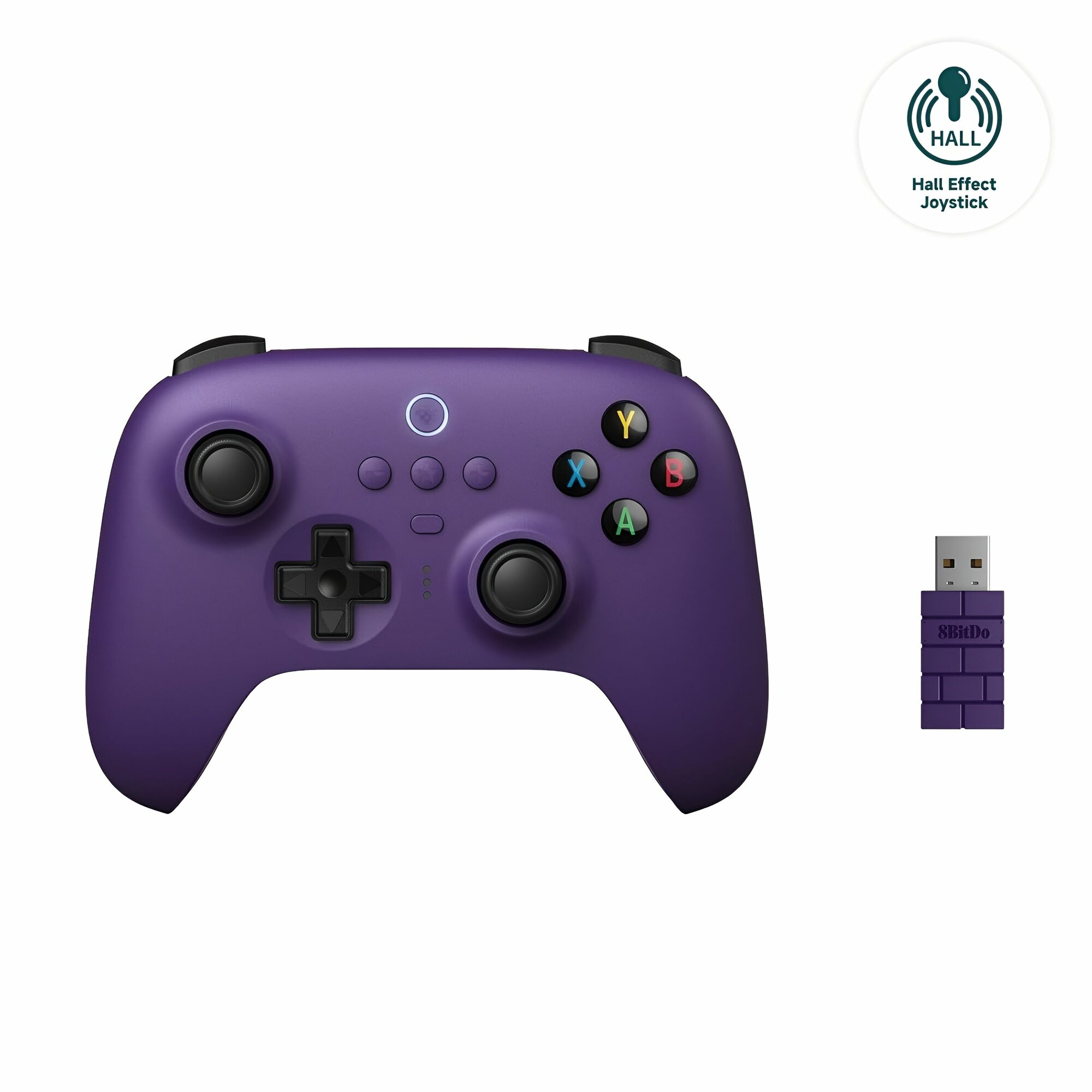 Геймпад 8BitDo Ultimate 2.4G Controller черный для Android, iOS, PC
