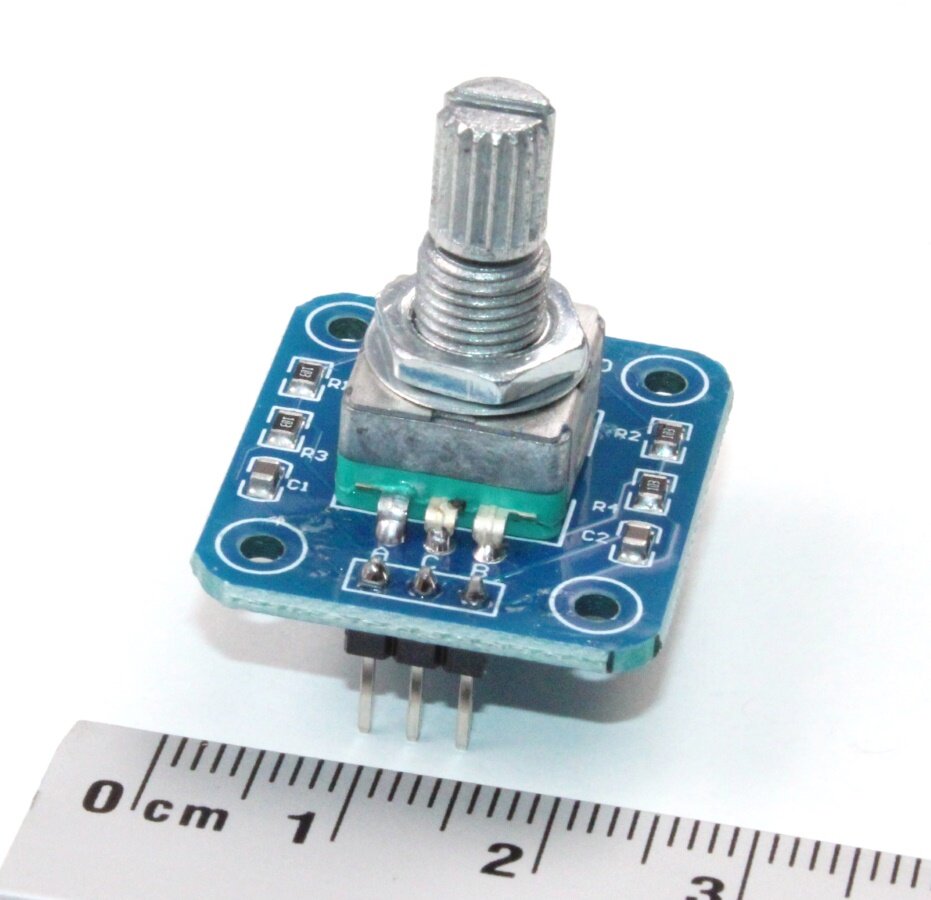 Модуль энкодера с кнопкой EC11MOD для arduino