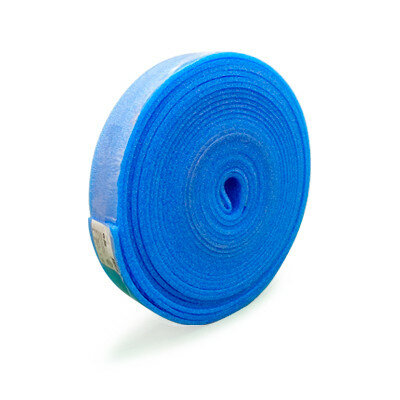 Демпферная лента 100 х 10 мм с фартуком, синяя, 25 м UNI-FITT