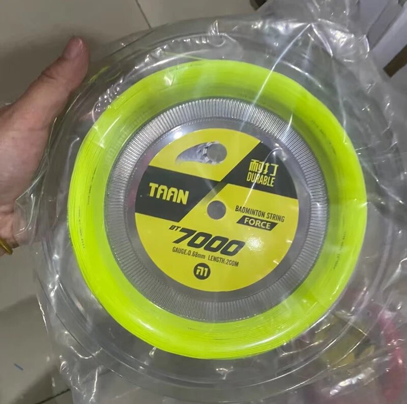 Танн BT7000 струна для бадминтона, желтая, 200 м