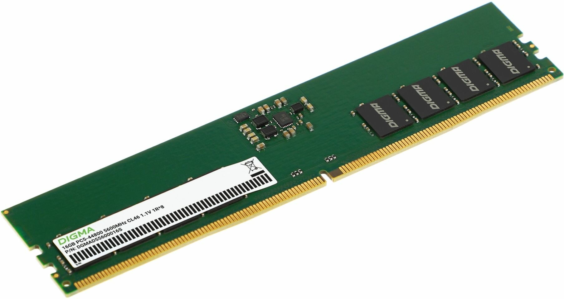 Dig ma Оперативная память DDR5 5600МГц DDR5, 5600 МГц, 1 x 16 ГБ (DGMAD55600016S)