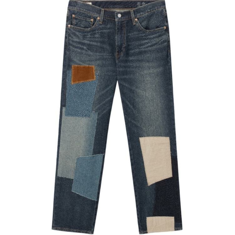 Джинсы трубы Washed Blue 