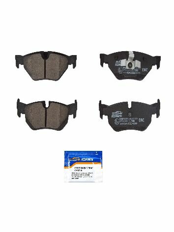 Колодки тормозные зад. BMW 1 (E81/E82/E87) 04-/3 (E90/E91/E92) 04-/X1 (E84) 09-