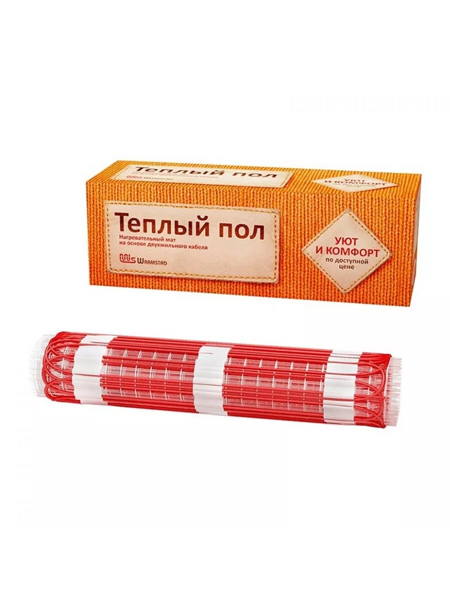 Нагревательный мат Теплолюкс Вармштадт WSM-100-0.65, 100Вт, 0.65 м²