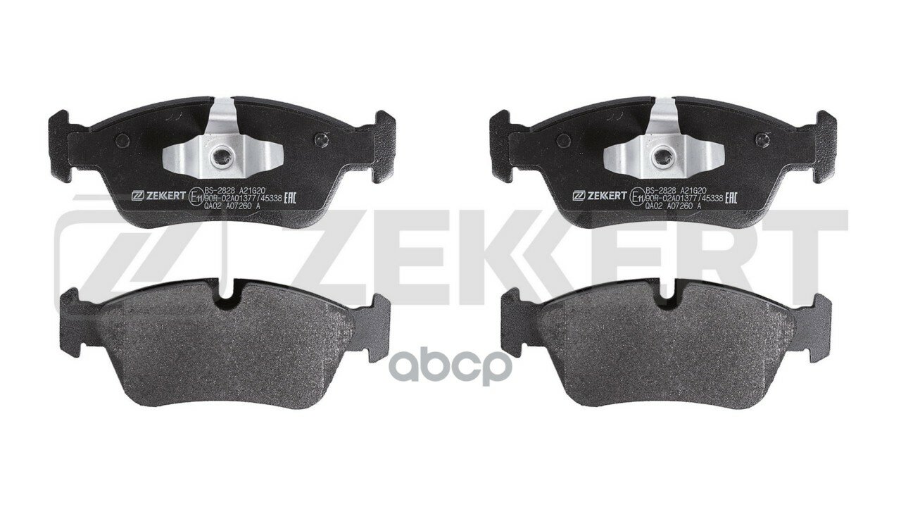 Колодки торм. диск. передн. BMW 1 (E81 E82 E87 E87N E88) 04- 3 (E90 E90N) 04- Zekkert арт. bs-2828
