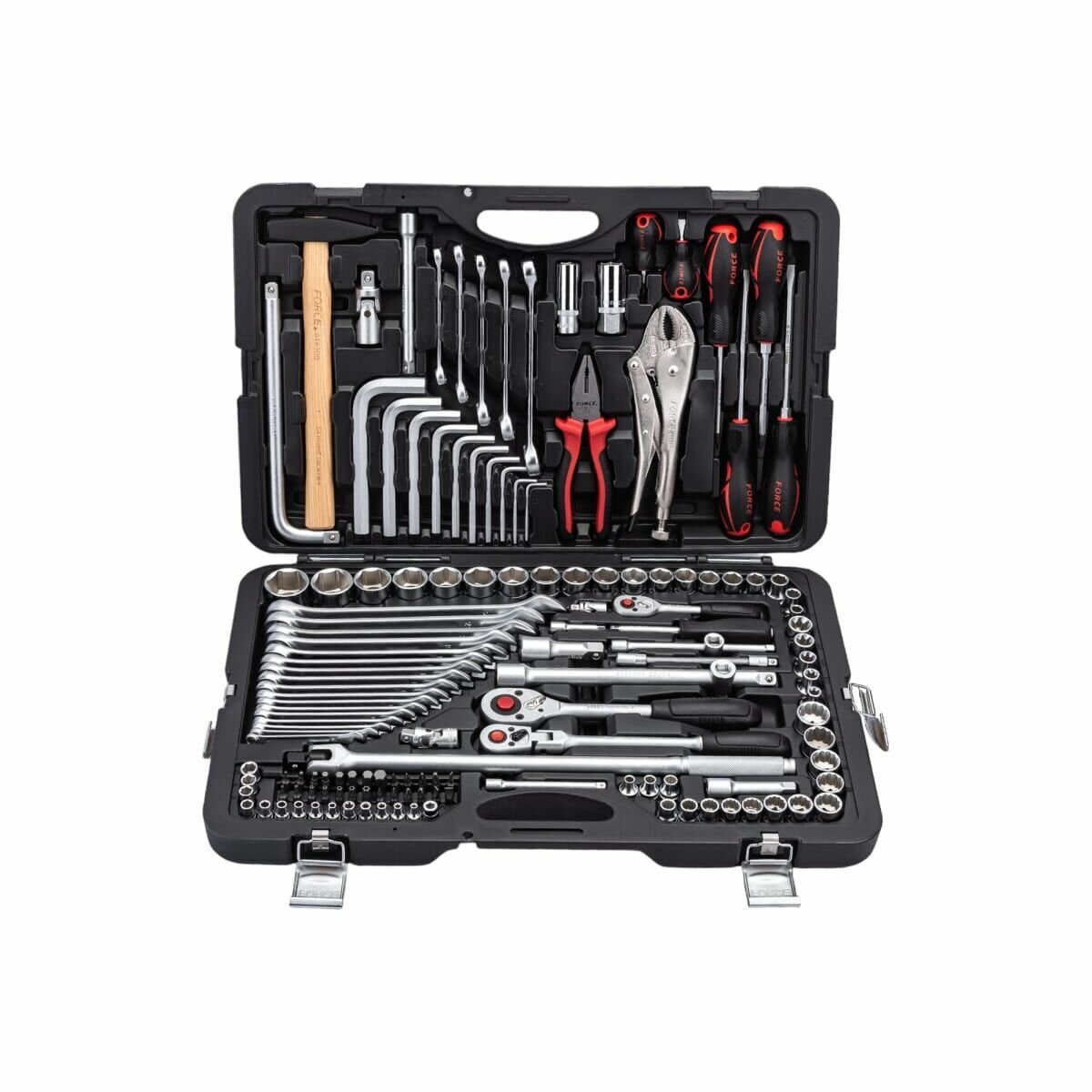 Набор инструмента Force 41421R с 6-ти гран. головками 142 предмета