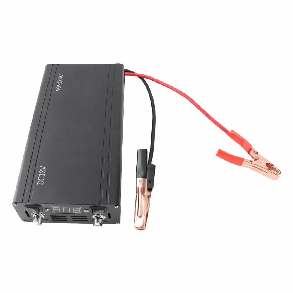 Двойной переменный инвертор высокой мощности из чистой меди, корпус из алюминиевого сплава, 70А, умный трансформатор для аккумулятора, 12 В постоянного тока