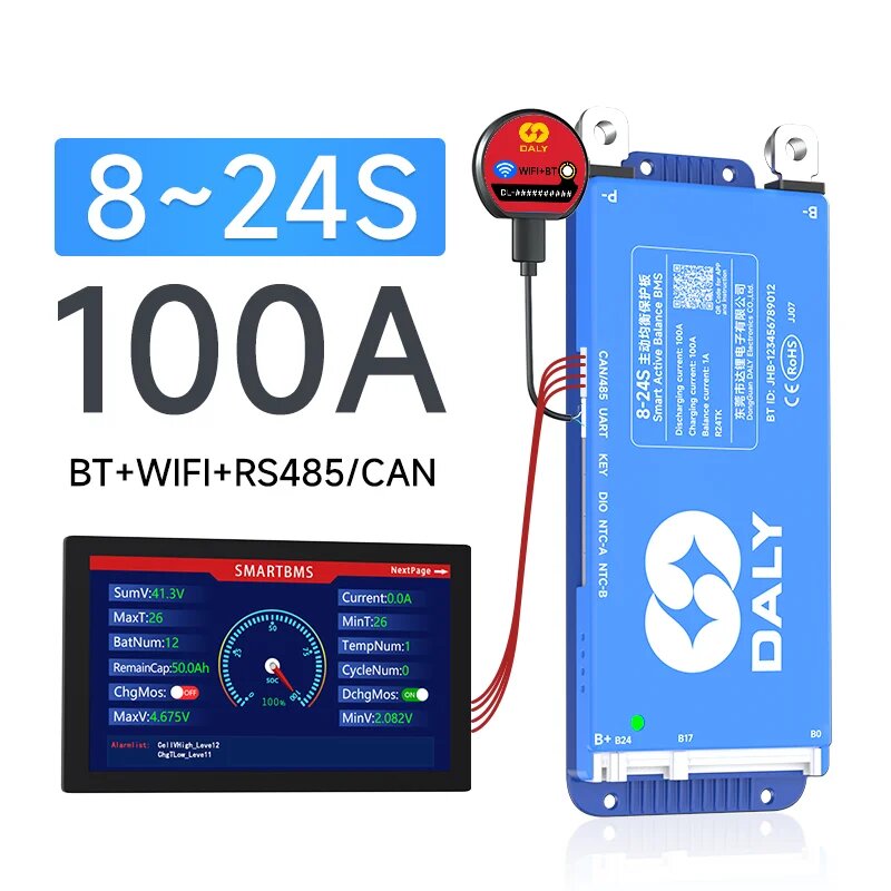 DALY Smart BMS для литиевых аккумуляторов