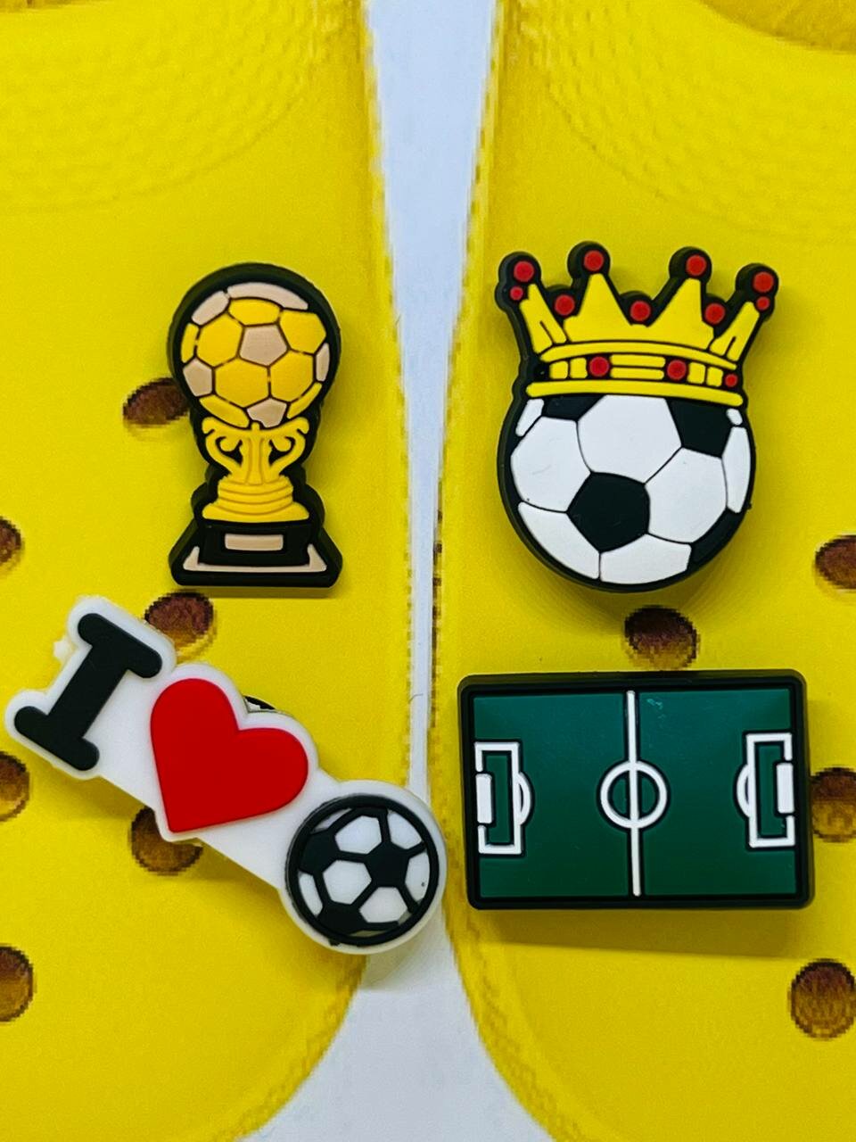 Джибитсы для Crocs Футбол 4 шт