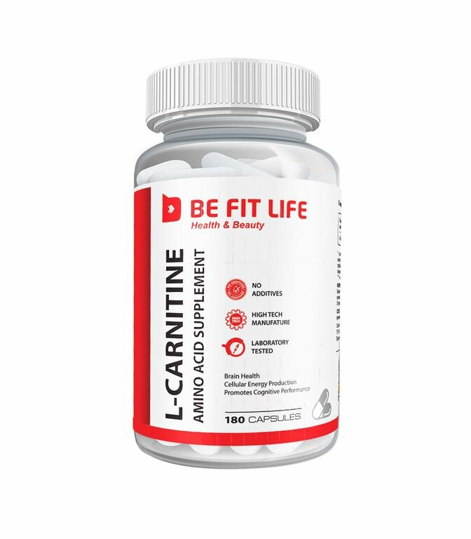 L-Carnitine (180капс/500мг) (BE FIT LIFE)
