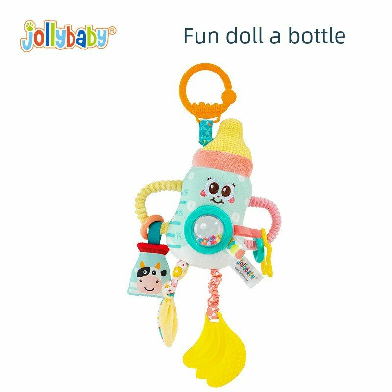 Jollybaby Игрушка в форме детской бутылочки для младенцев 0-1 лет, успокаивающий подвесной мобиль для автомобиля и