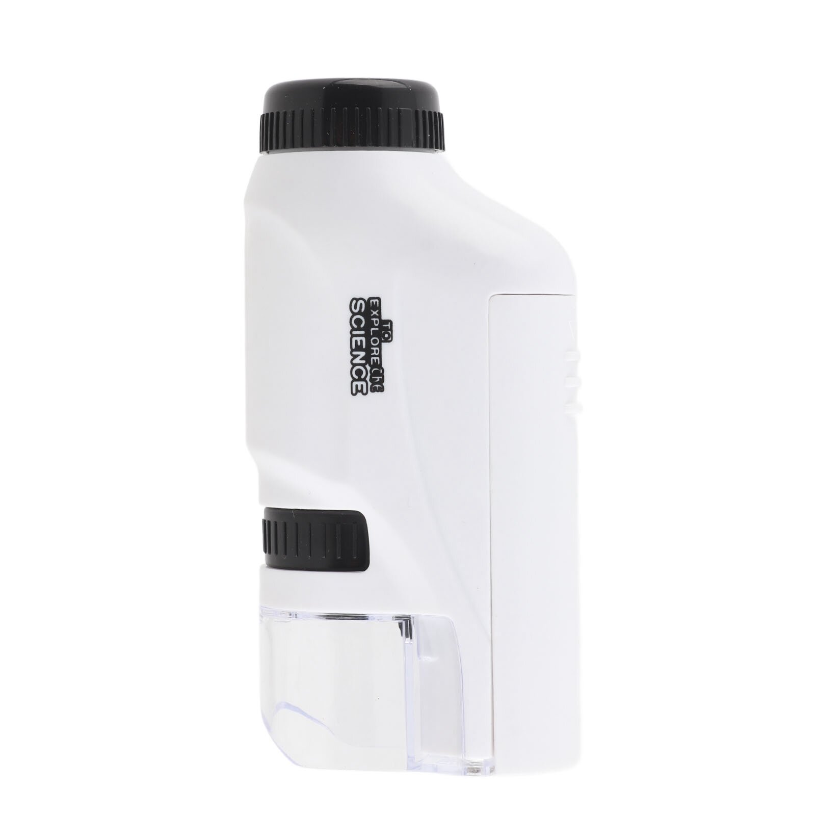 Детский портативный микроскоп портативный мини -микроскоп с аккумулятором с высокой четкой для студентов белый