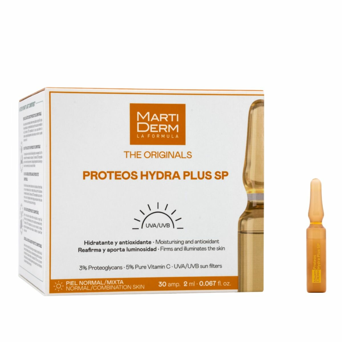 Мартидерм ориджиналс Ампулы «Протеос Гидра Плюс SP», 30х2 мл | MartiDerm The Originals Proteos Hydra Plus SP