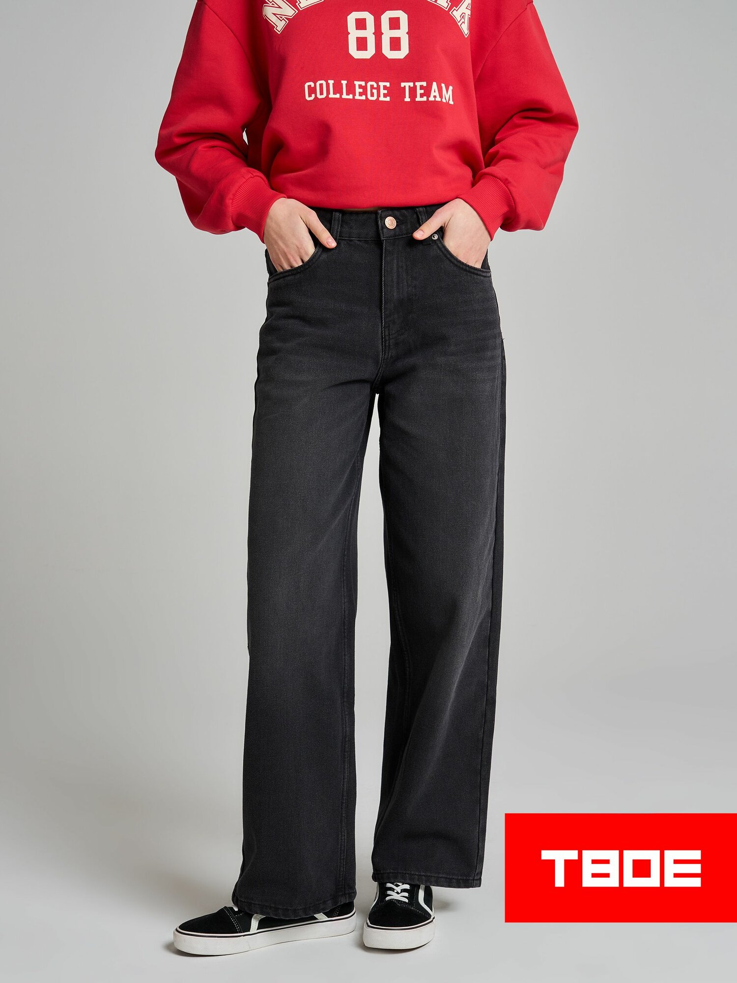 Джинсы багги 