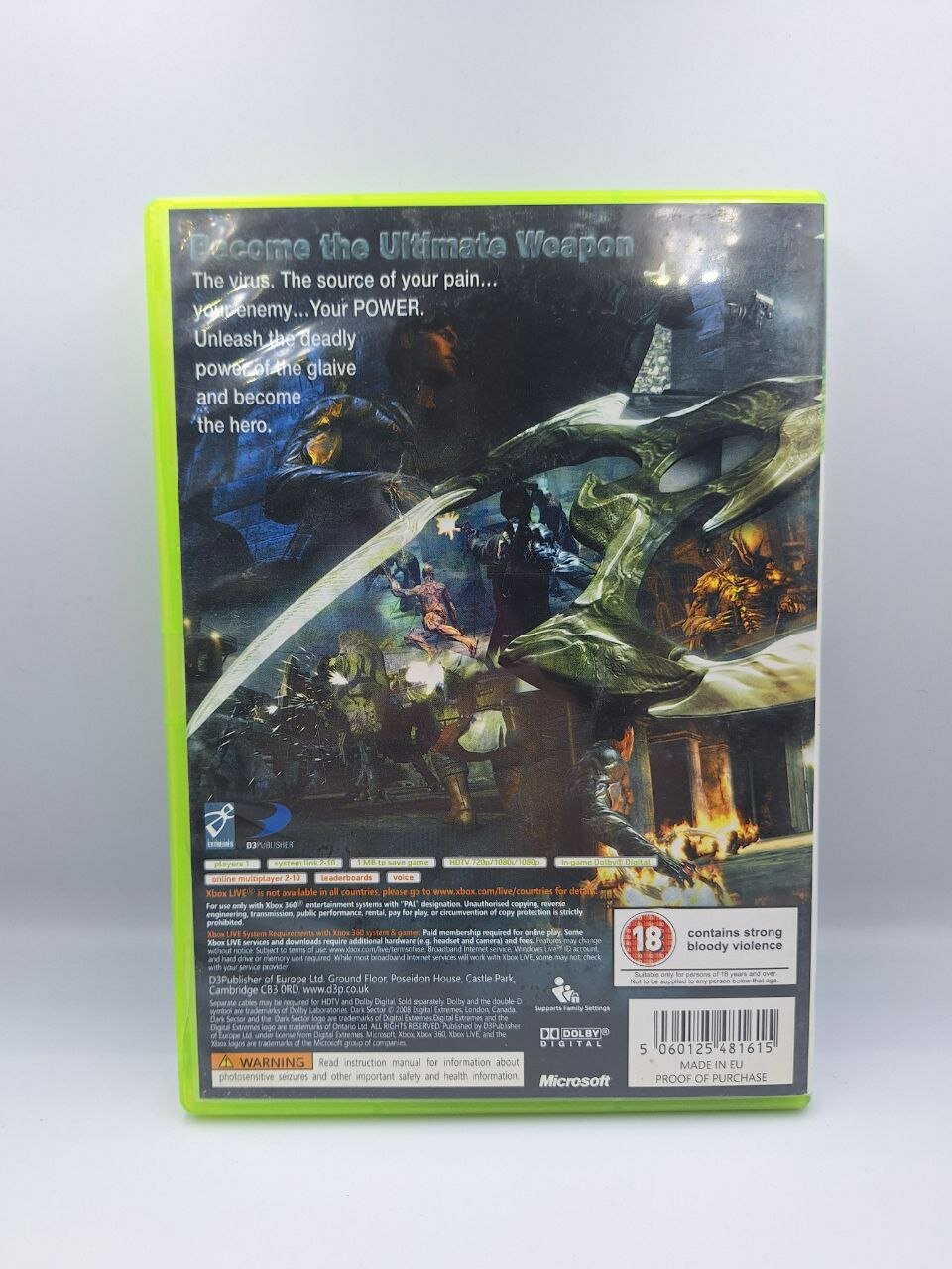 Dark Sector XBOX 360 (англ.) — фото 1