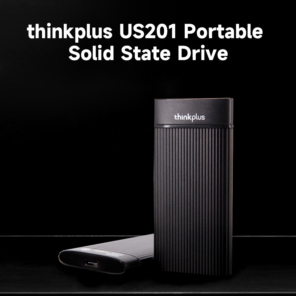 Lenovo ThinkPlus US201 портативный твердотельный накопитель 1 ТБ, интерфейс USB 3.1, высокоскоростной, алюминиевый сплав, ударопрочный, портативный SSD
