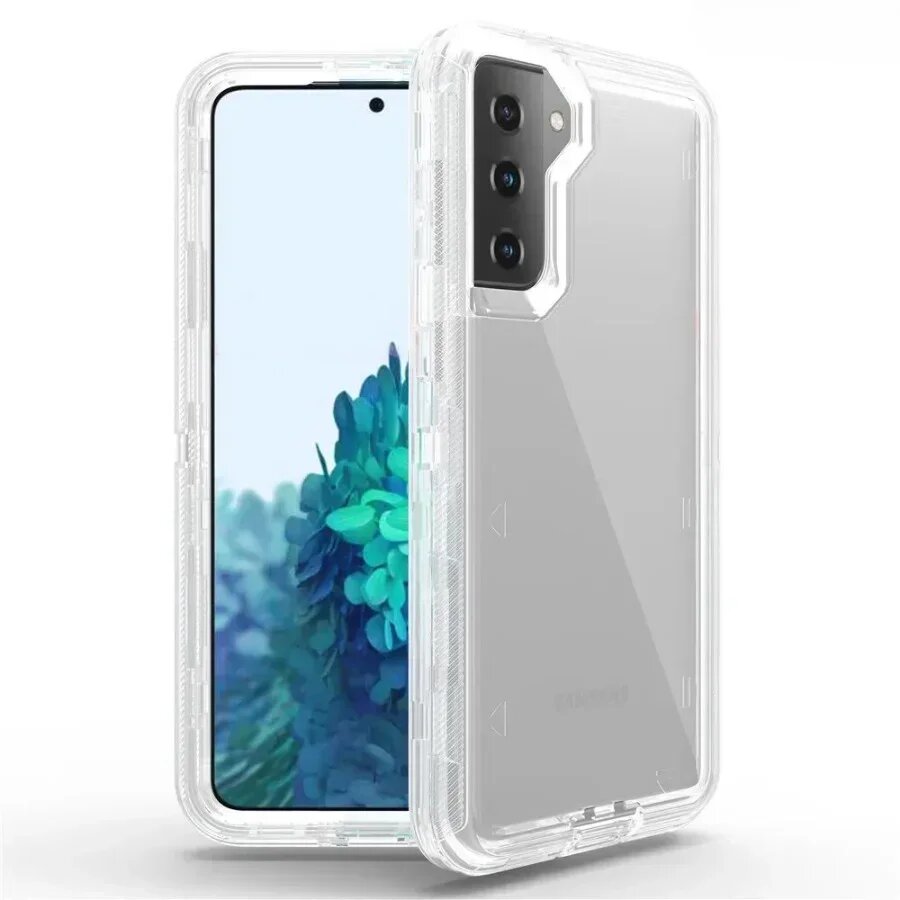 Противоударный чехол Clear для Samsung Galaxy S21/S22/S23/S24/S25/S26 Note 10 Plus