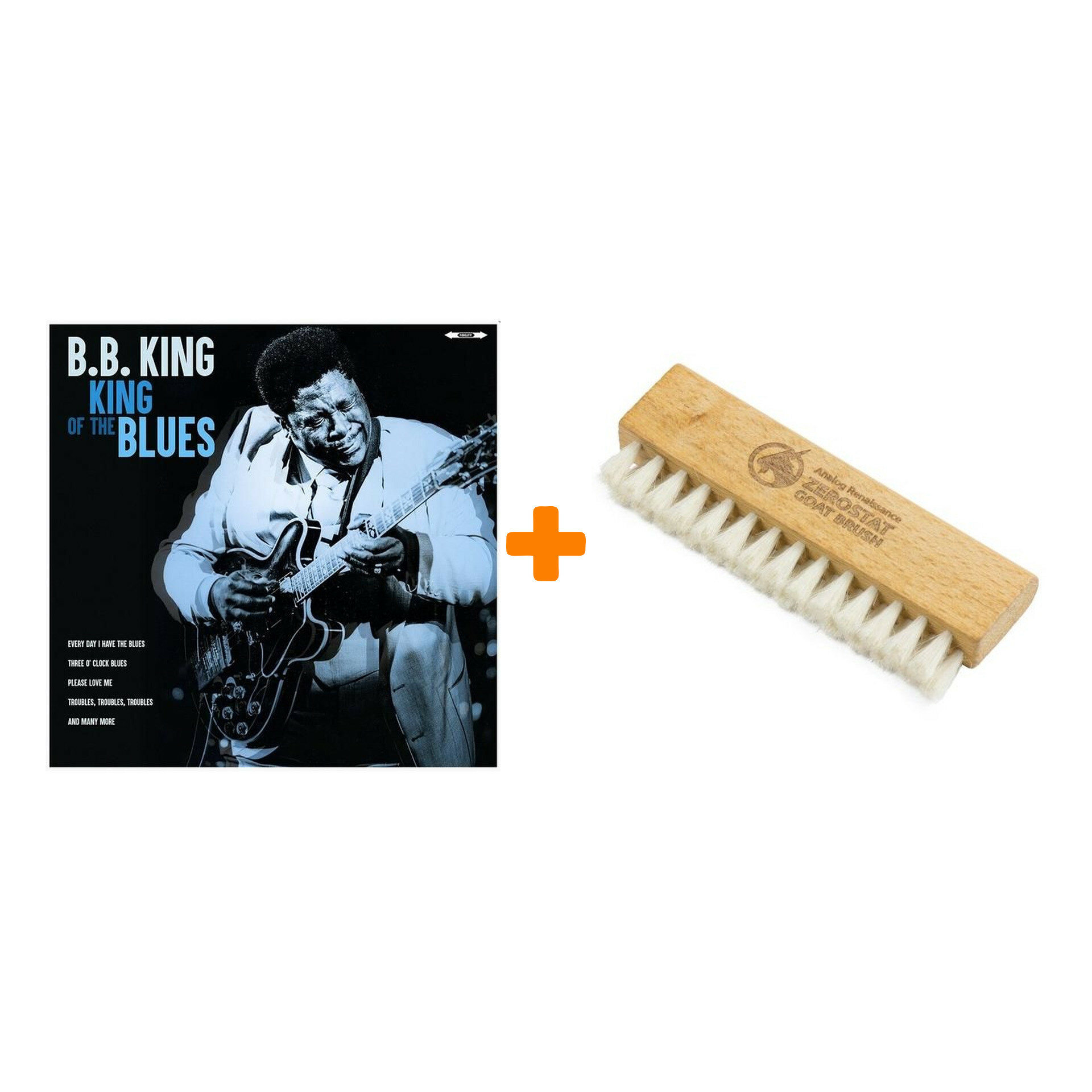 B.B.King King Of The Blues 2018 Reissue LP + Щетка для ухода за LP из козьей шерсти