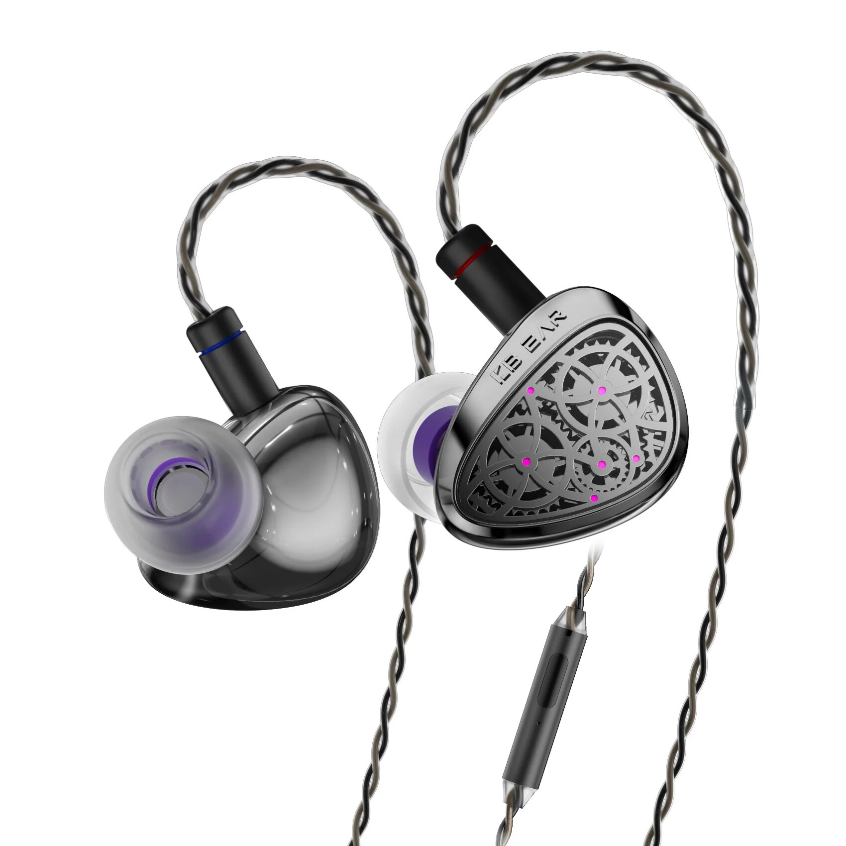 KBEAR Tourbillon-Pro Black 3.5mm Mic