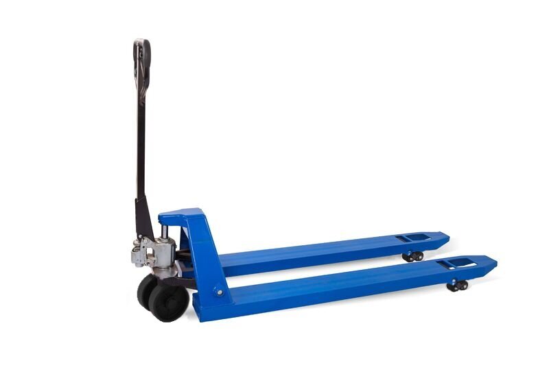 1039359 Тележка гидравлическая 2500 кг 2000 мм резиновые колеса TOR RHP