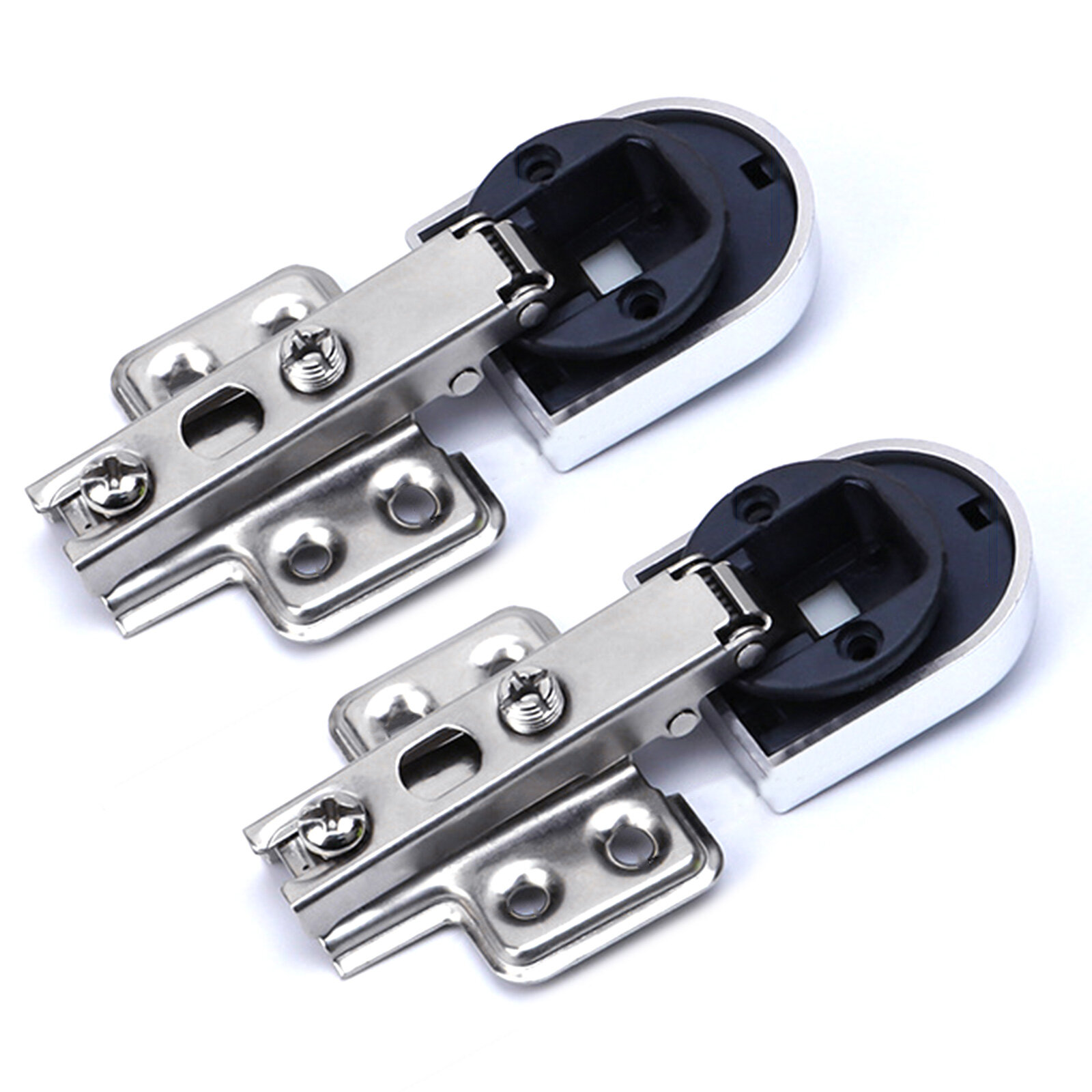 2 шт Гидравлические петли для стеклянных дверей из холоднокатаной стали