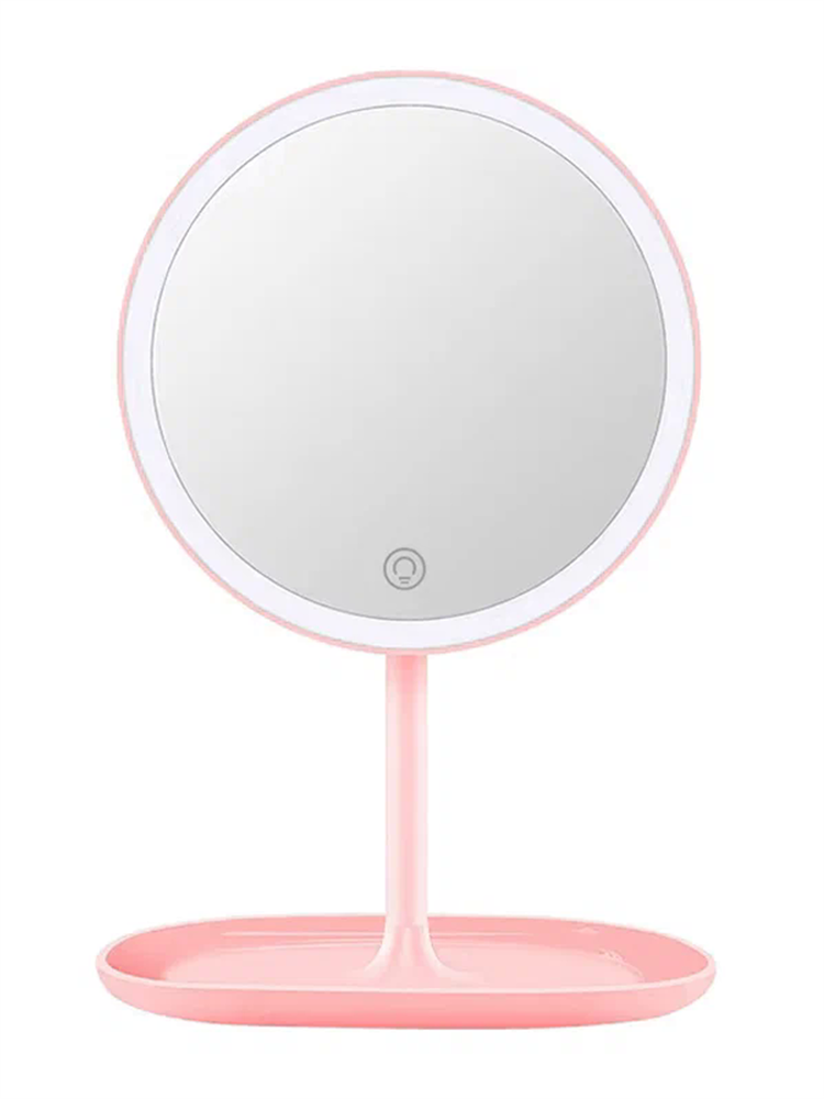 Jordan&Judy Зеркало косметическое для макияжа с подсветкой Jordan Judy LED Cosmetic Mirror NV543 розовый