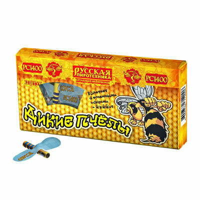 Петарды Русская пиротехника Дикие пчёлы 12 зарядов