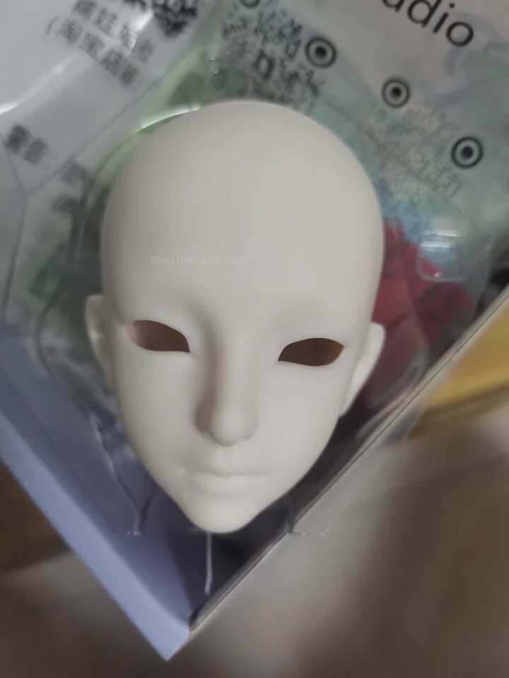 4-точечная голова куклы из мультфильма BJD, розовая, белая, простая голова, сделай сам, анимированные персонажи, аксессуары для изготовления красивой девушки, голова куклы, ракушка