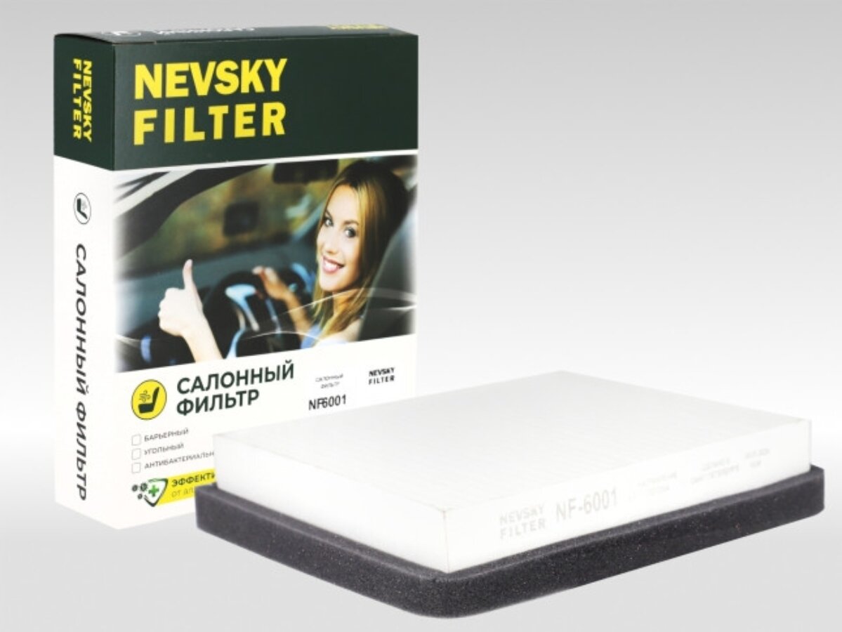 Фильтр салонный ВАЗ 2110-2112 старого образца Невский фильтр атр. NF-6001