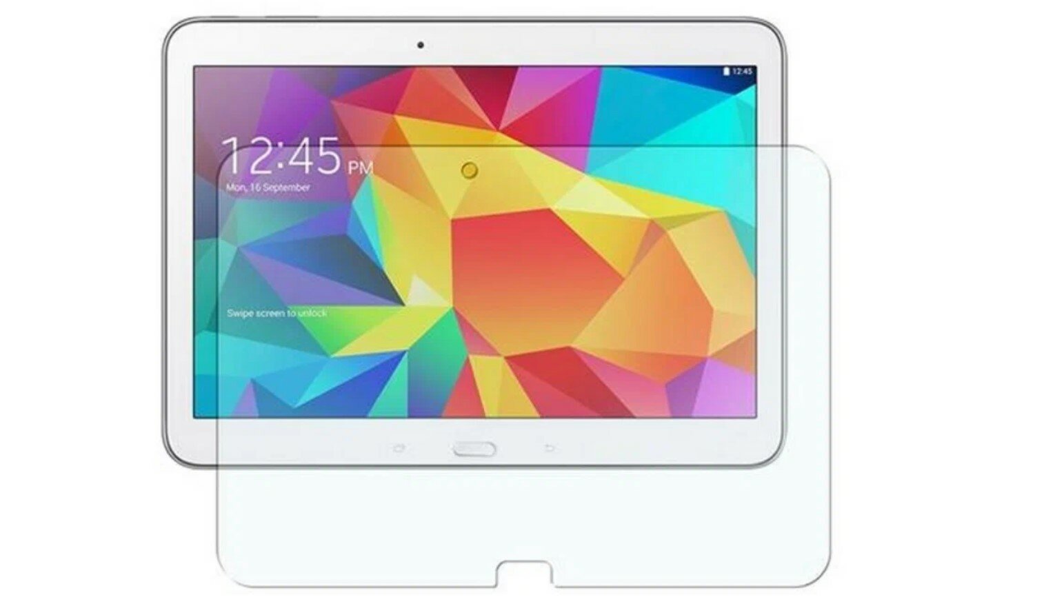 Защитная пленка MyPads для планшета Samsung Galaxy Tab 4 10.1 SM-T530/T531/T535 глянцевая