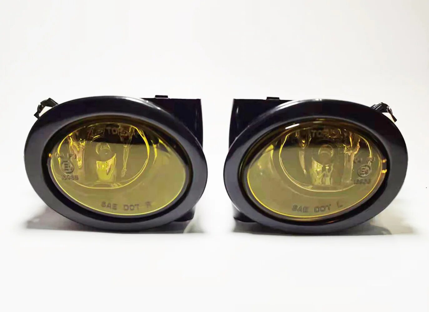 Для BMW E46 M3 01-06 M-Tech передний бампер противотуманные фары с крышками пара лампочек янтарный