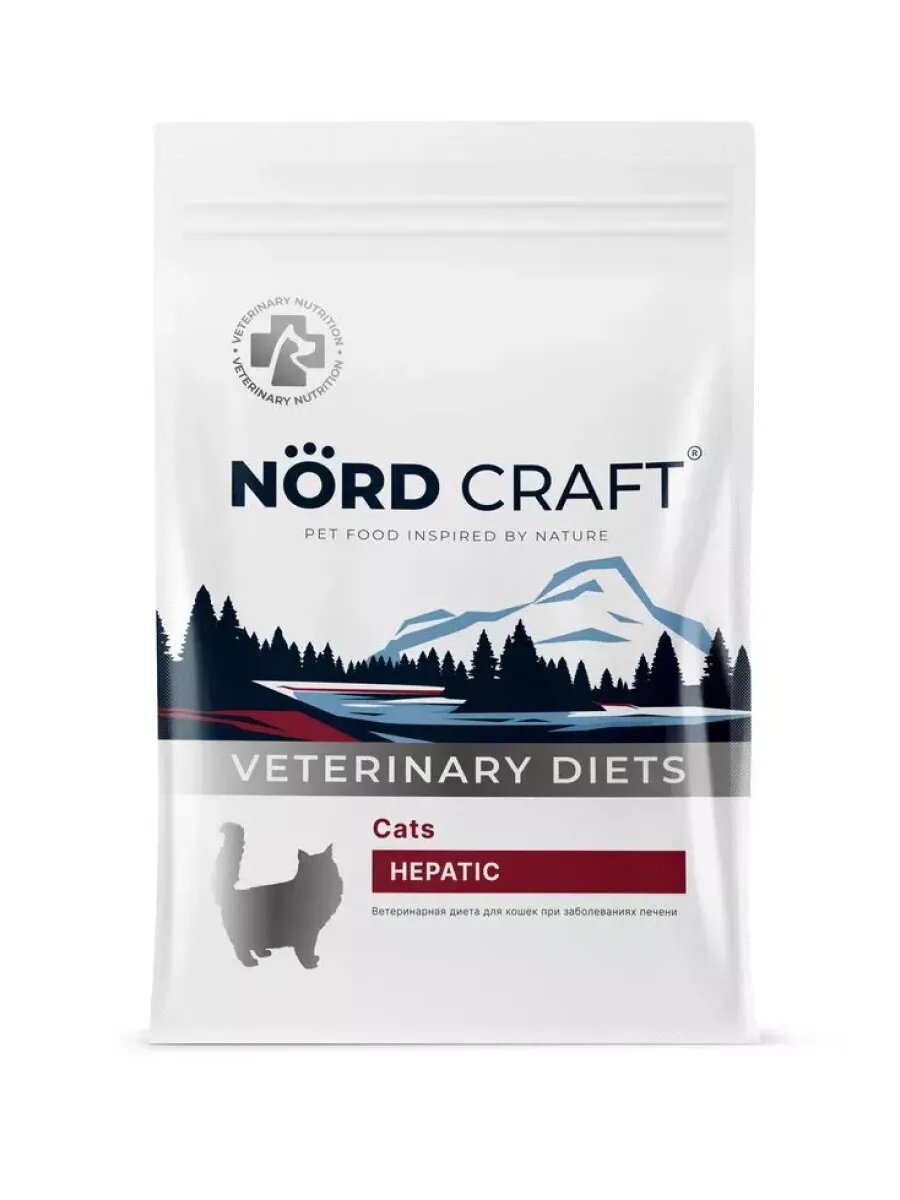 Корм Nord Craft для кошек hepatic, 0,4кг
