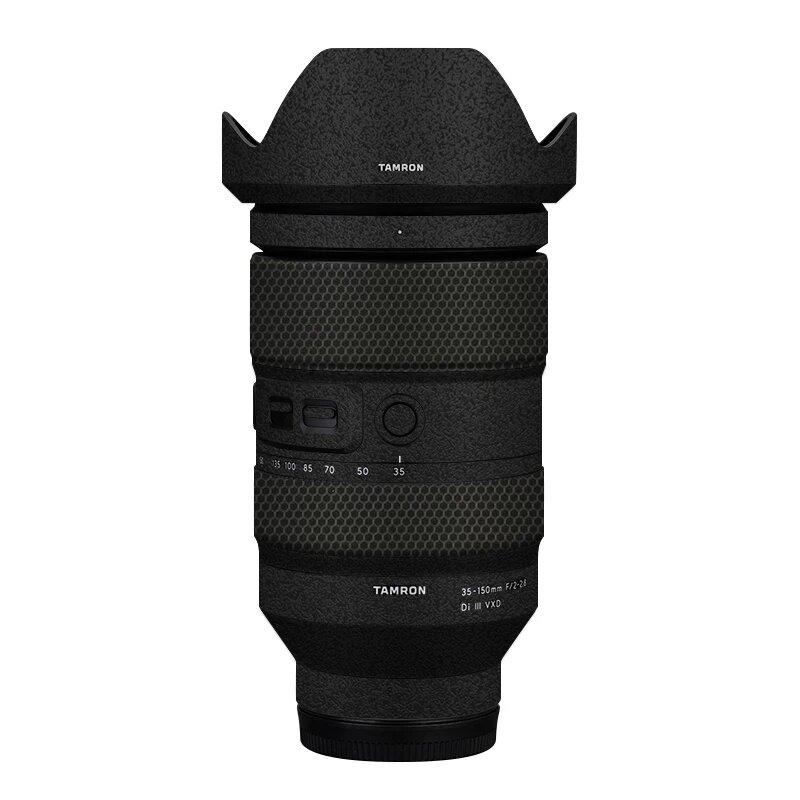 Защитная пленка для объектива Tamron 35-150mm F2-2.8 с матовым черным рисунком, 1 шт.
