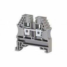 Клеммник на DIN-рейку 6мм. кв.(серый) AVK6