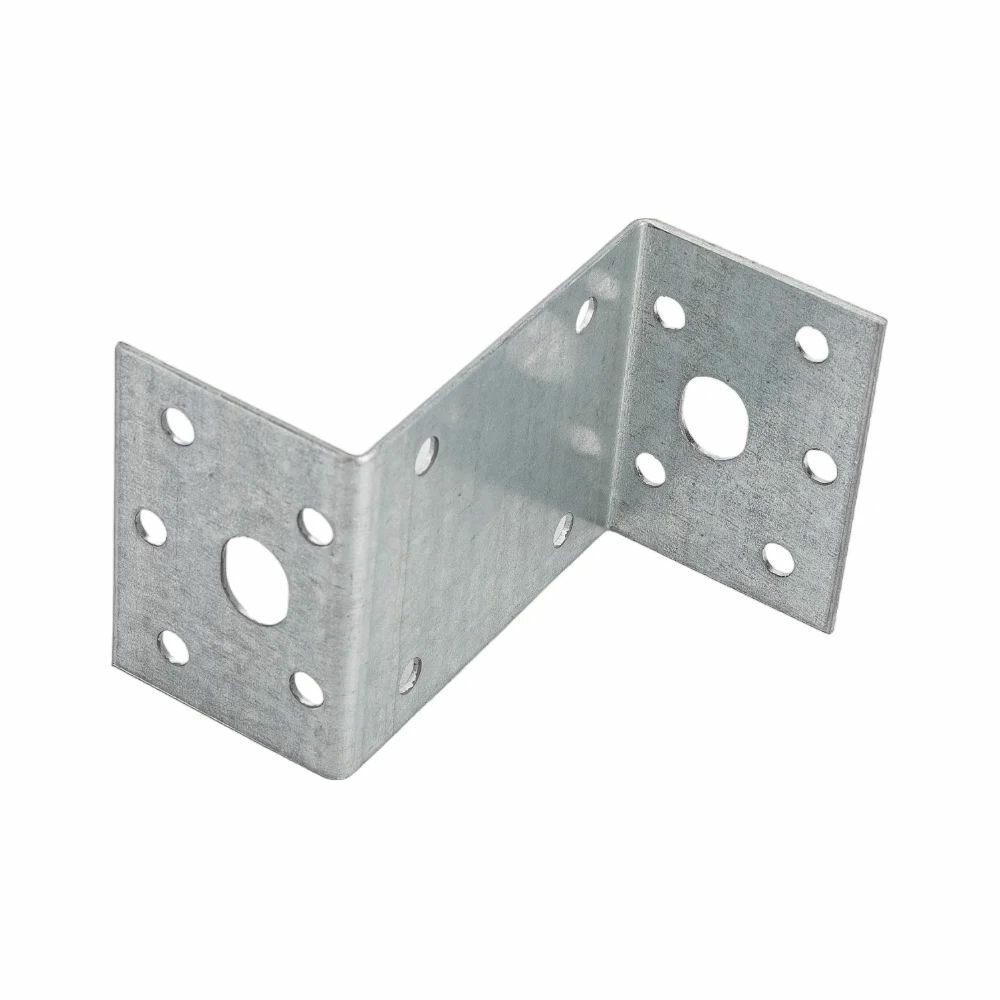Крепежный Z-образный уголок Tech-Krep оцинкованный 45х90х45х65х2,0 мм - накл. 124398