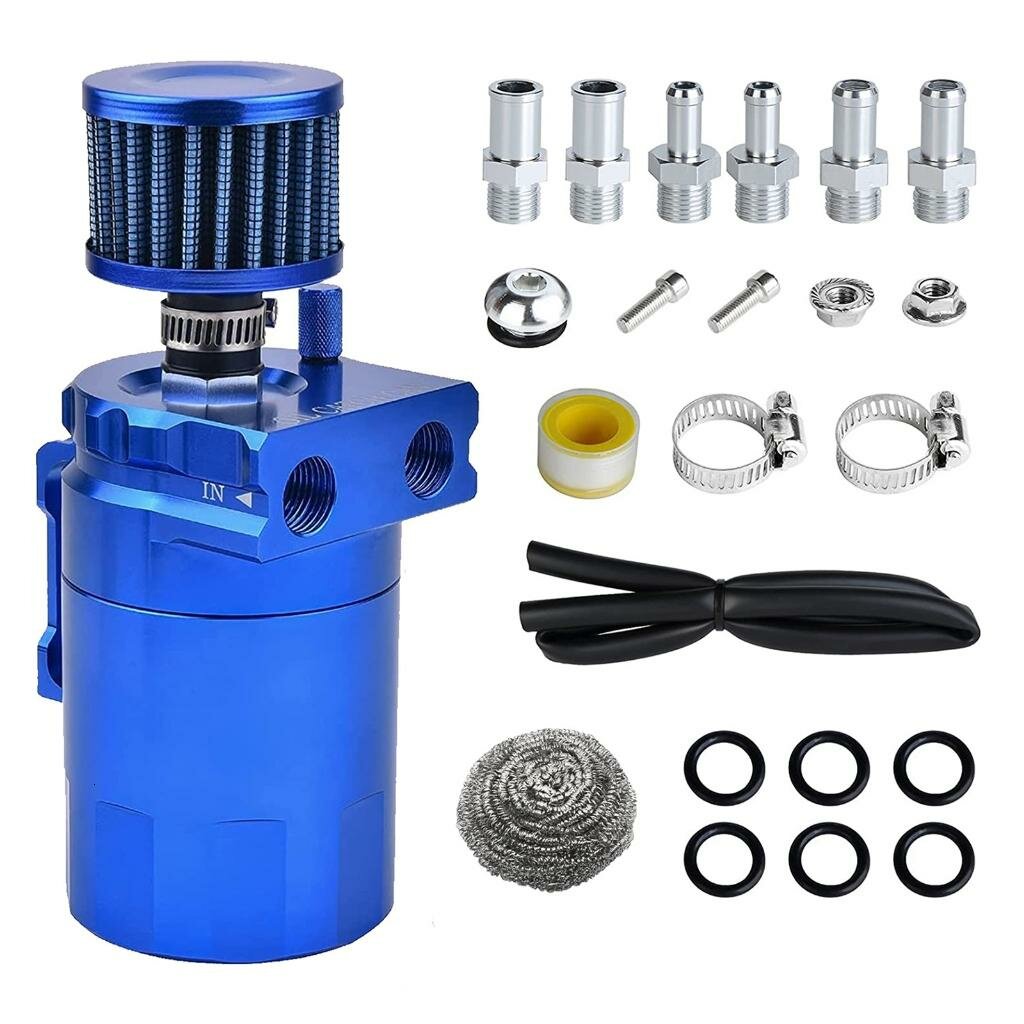 Маслоприемник с воздушным фильтром для автомобиля, Синий - С воздушным фильтром