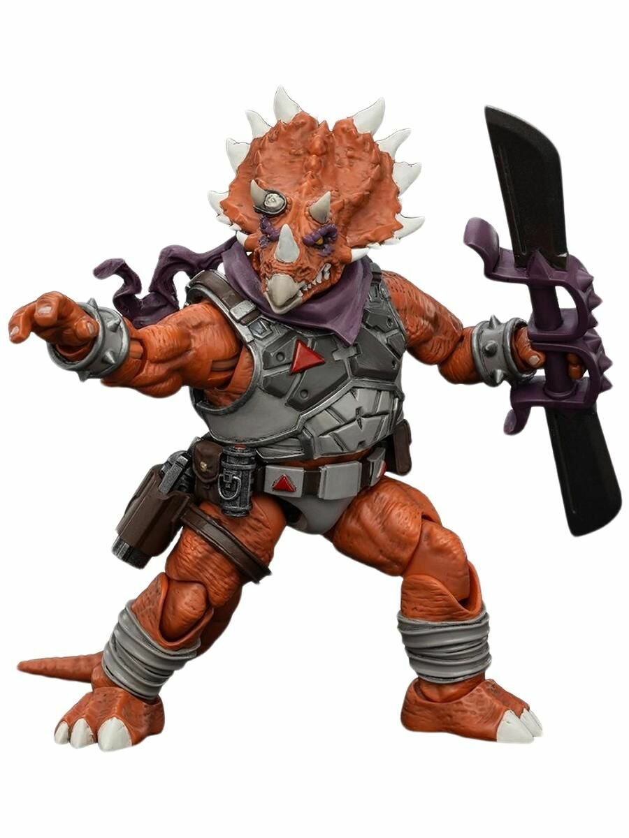 Подвижная фигурка JOYTOY TMNT Action Figures TMNT-Triceraton Infantryman Anime Military Model