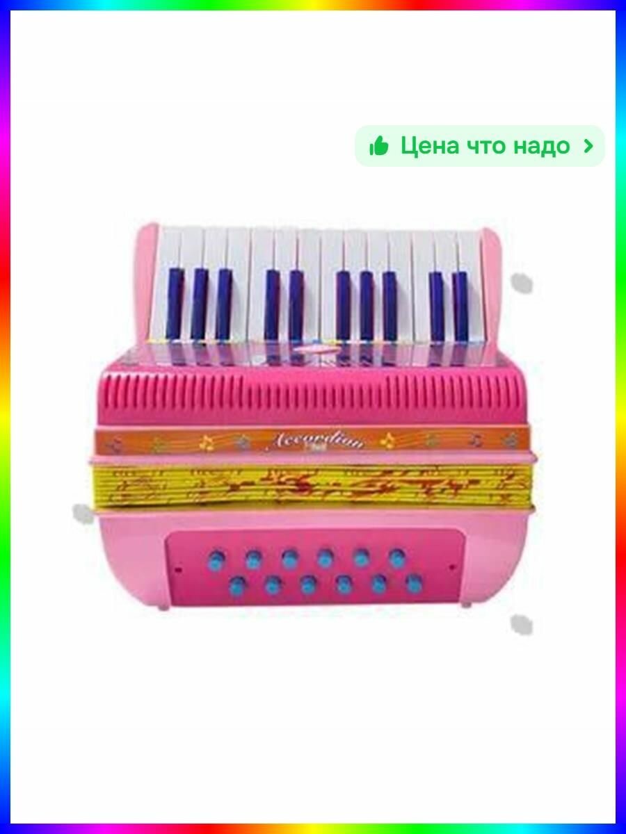 Аккордеон 24 клавиши, 12 басов из АБС-пластика, 29 см-28 см, Гармонь