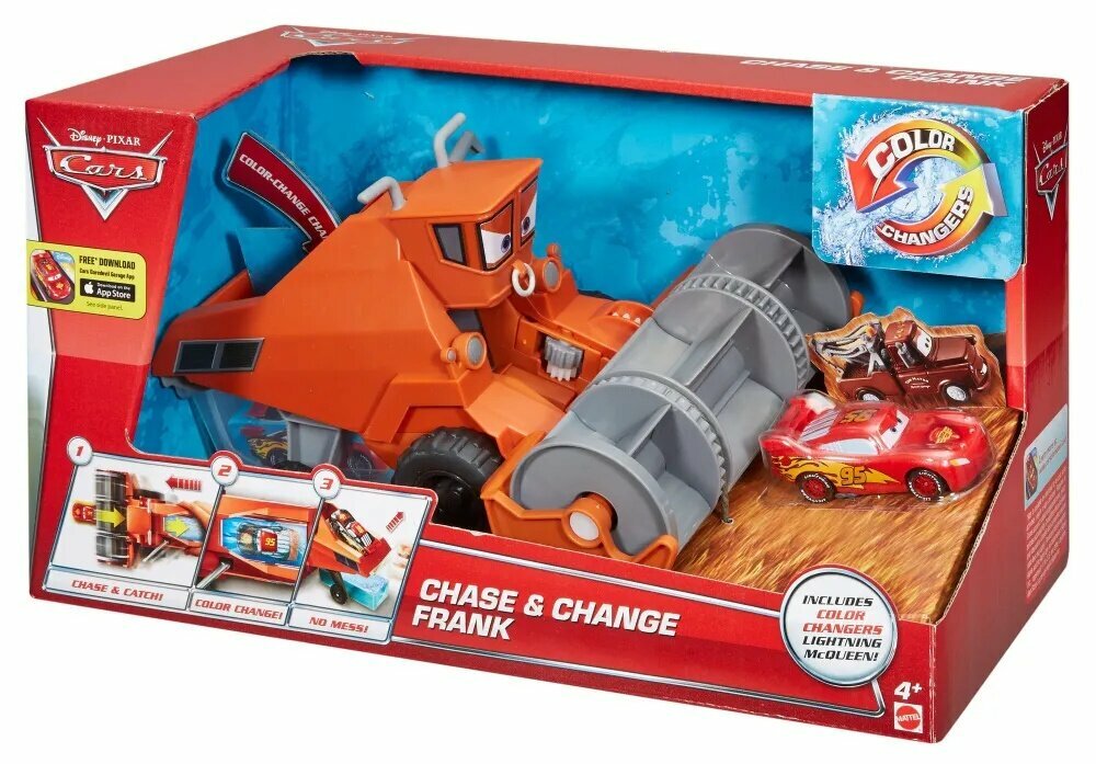 Тачки mattel набор комбаин фрэнк