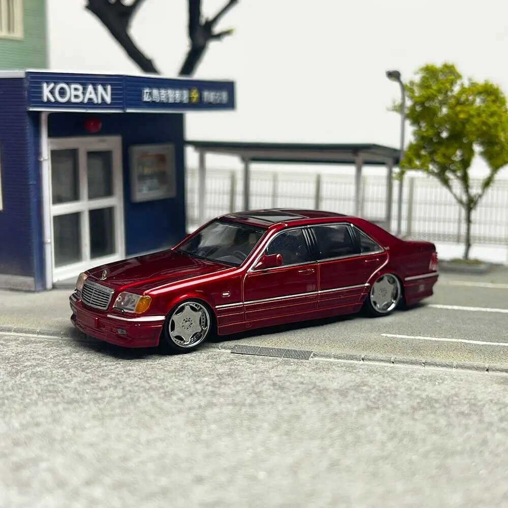 SW 1:64 Mercedes-Benz S600 W140 Легковая модель автомобиля