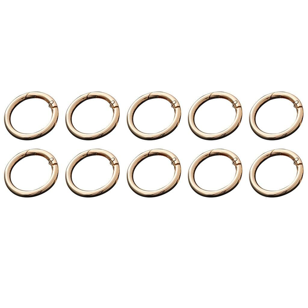10 шт. Пружинные кольца для переплета, Золото - 28mm