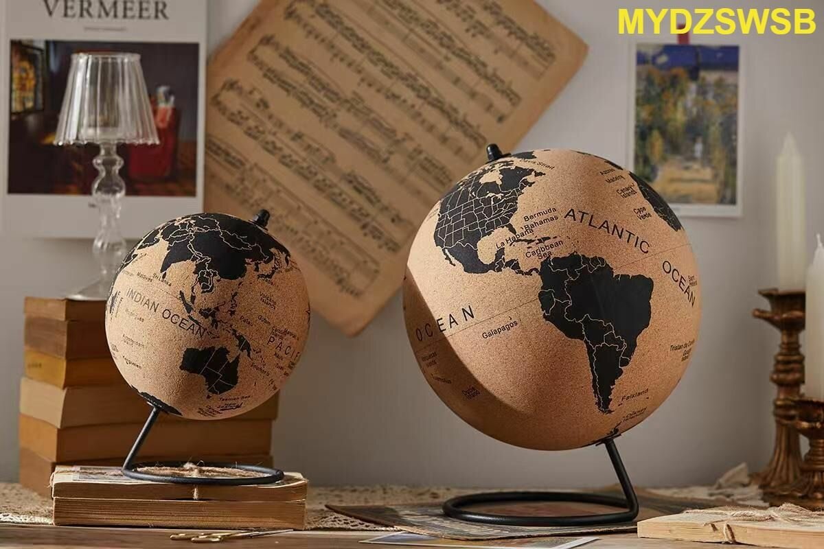 Пробковый глобус креативное украшение мебели